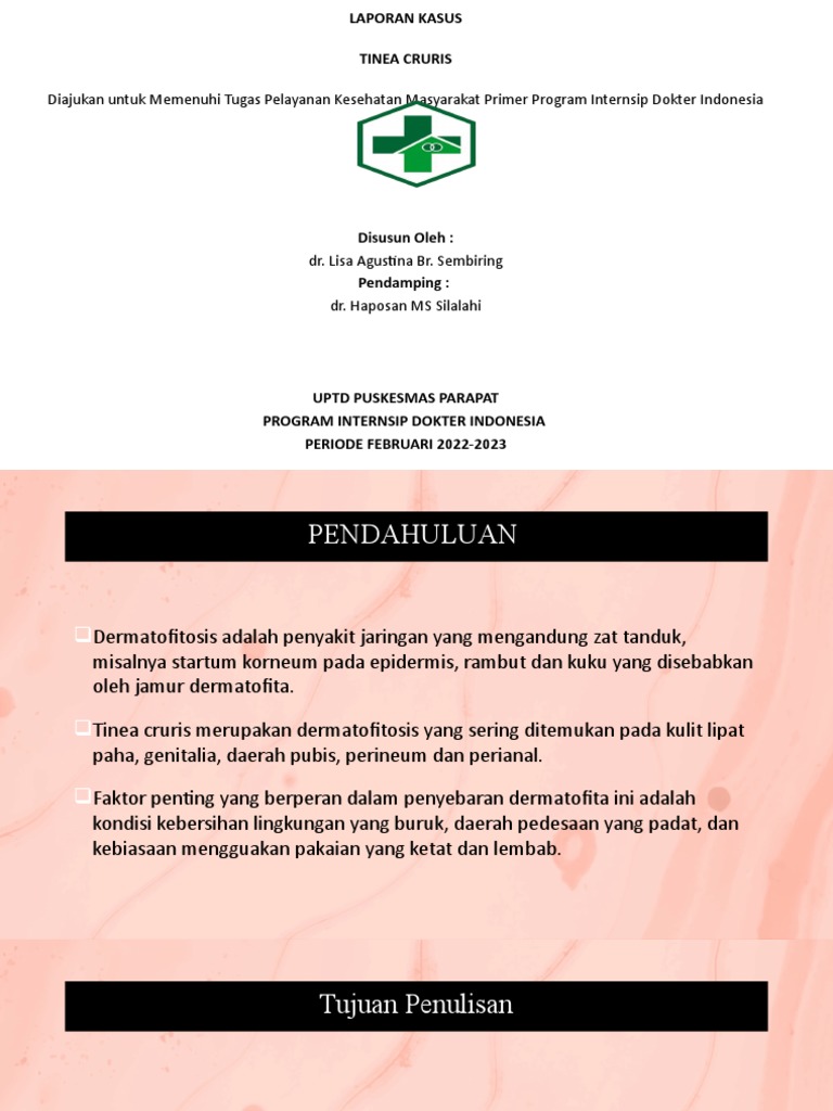 Penatalaksanaan Tinea Cruris pada Pasien | PDF | Pengembangan Diri ...