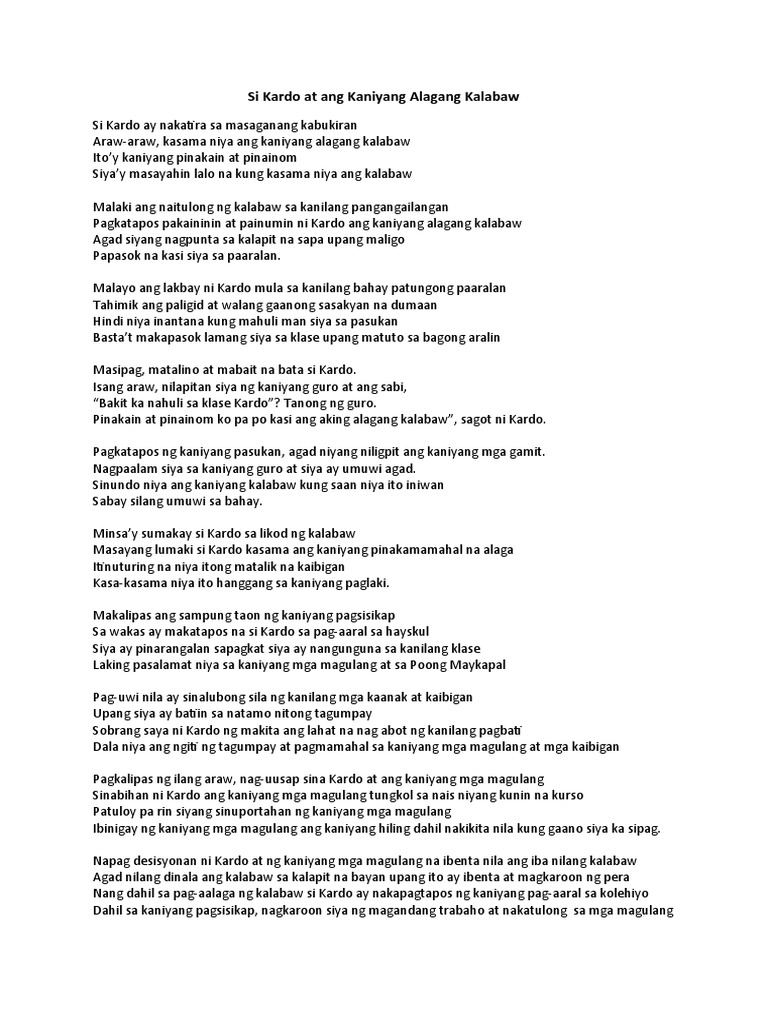 Kuwento Small Book | PDF