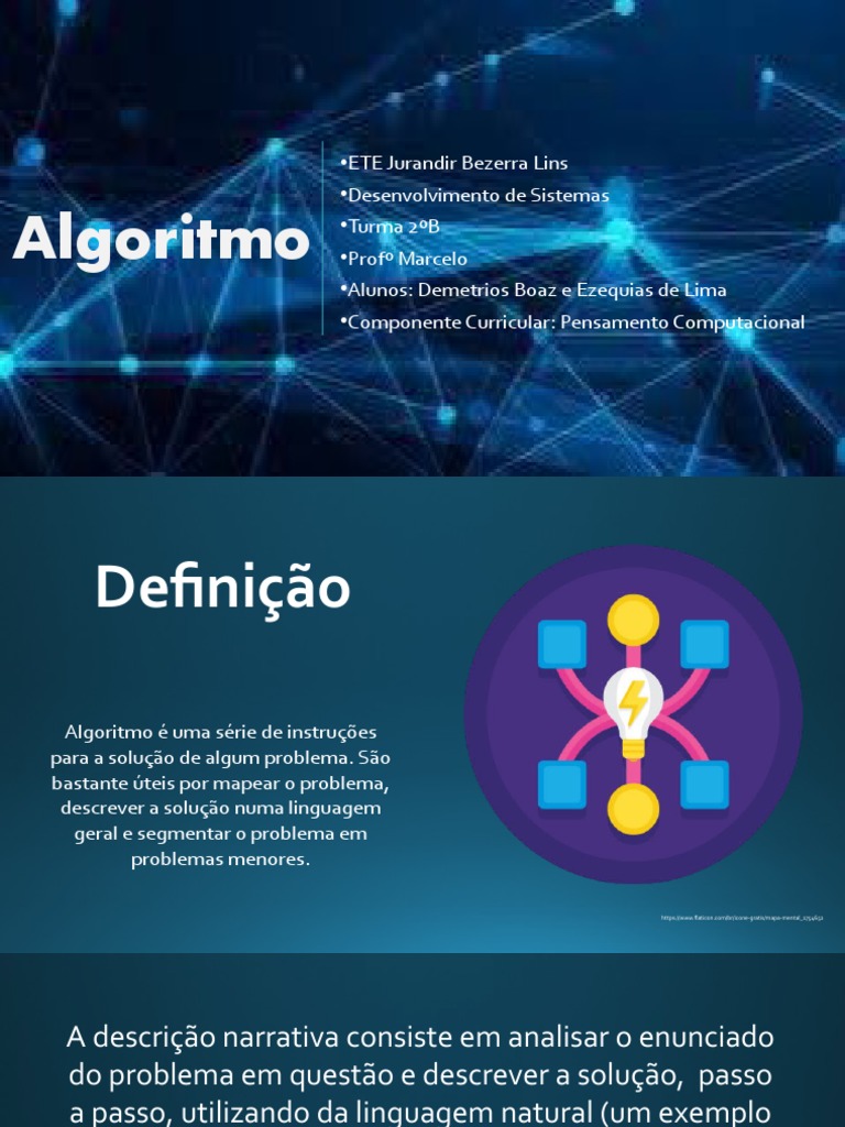 Algoritmo - Pensamento Computacional | PDF | Computadores