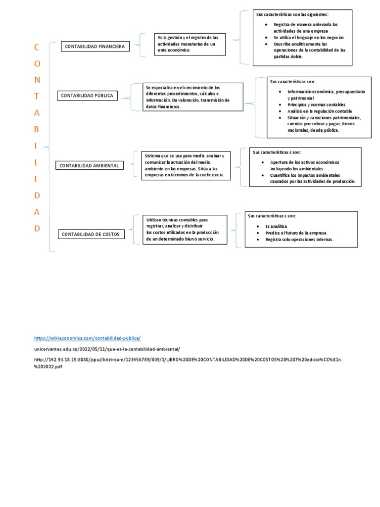 Cuadro Sinoptico Aux Contable 1 | PDF | Contabilidad | Servicios financieros