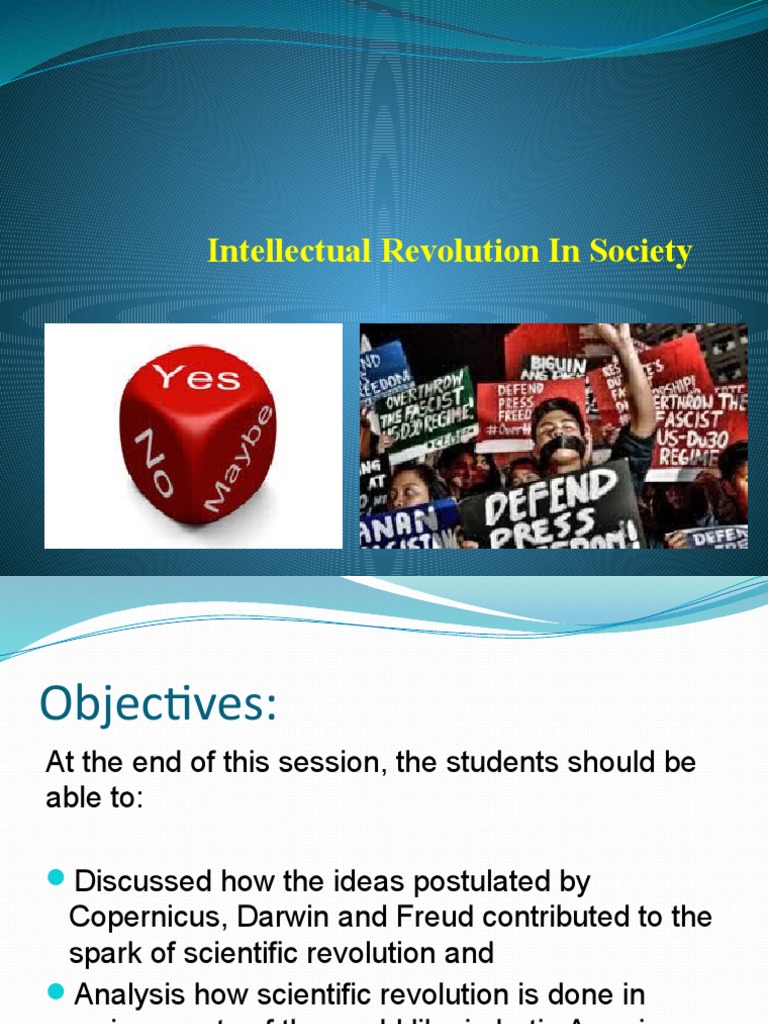 Lesson 2a. Intellectual Revolution and Society STS | PDF