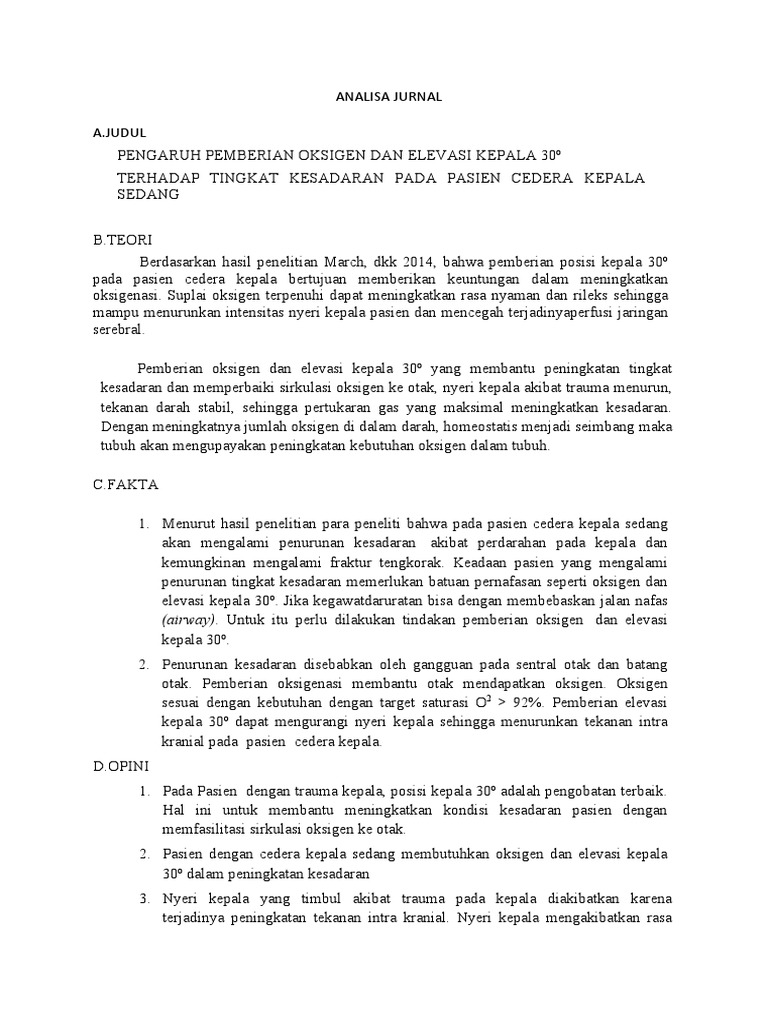 ANALISA JURNAL Cks | PDF