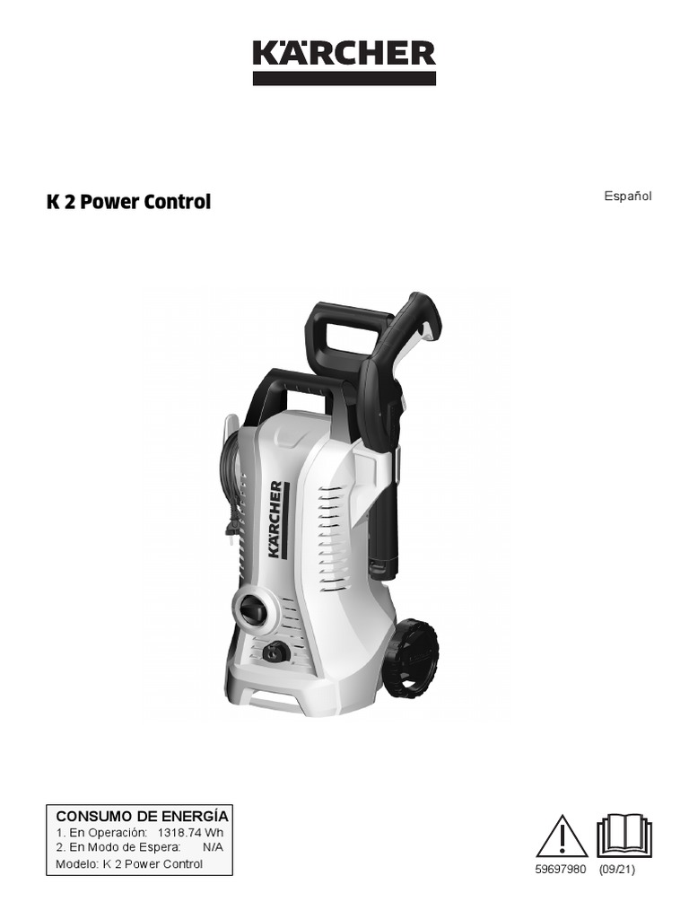 Manual de Usuario Karcher k2 | PDF | Agua | Neumático