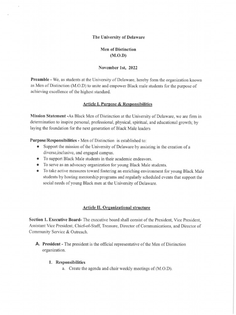 Constitution Men of Distinction 2022 PDF | PDF