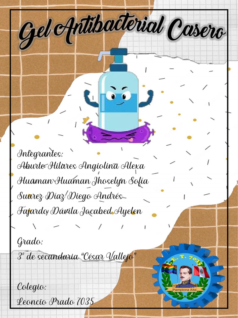 Nuevo Proyecto de Gel Antibacterial PDF | PDF | Glicerol | Lavado de manos