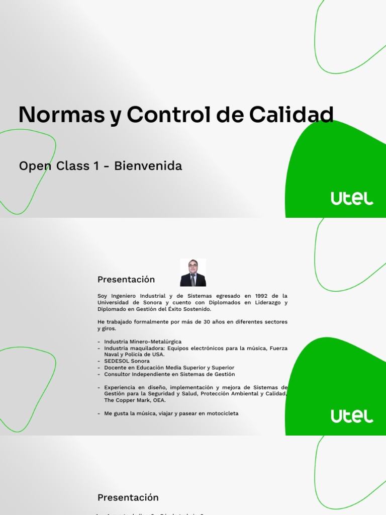 Normas y control de calidad: guía concisa | PDF | Calidad (comercial)