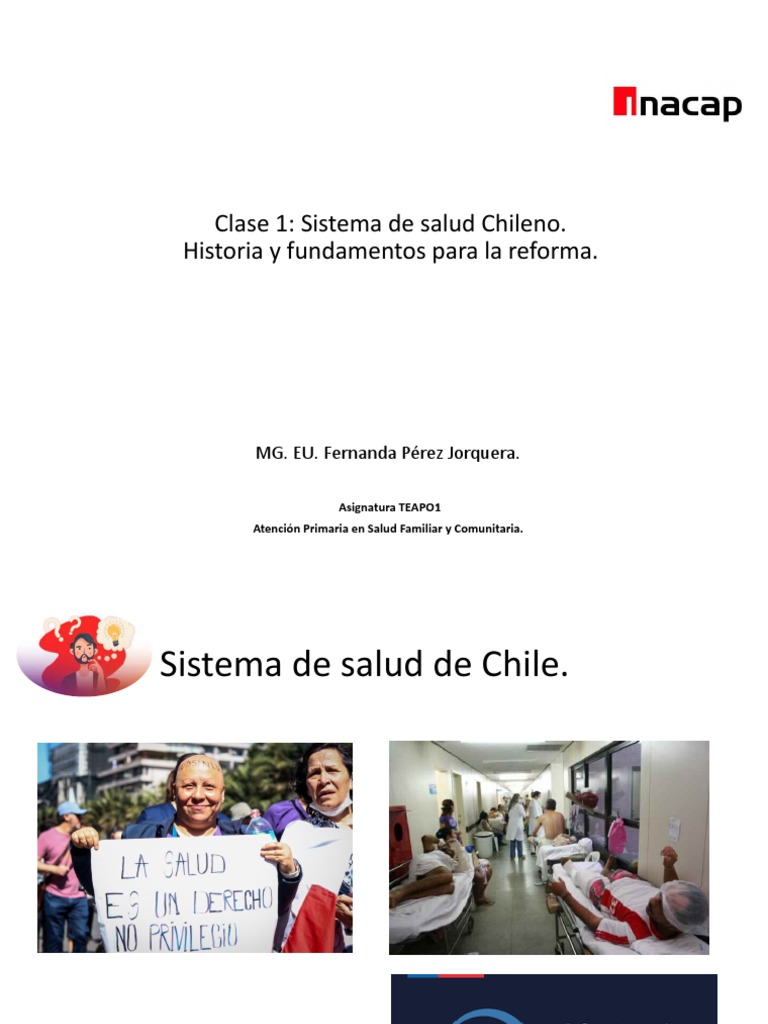 clase 1 sistema de salud chileno.pptx | PDF
