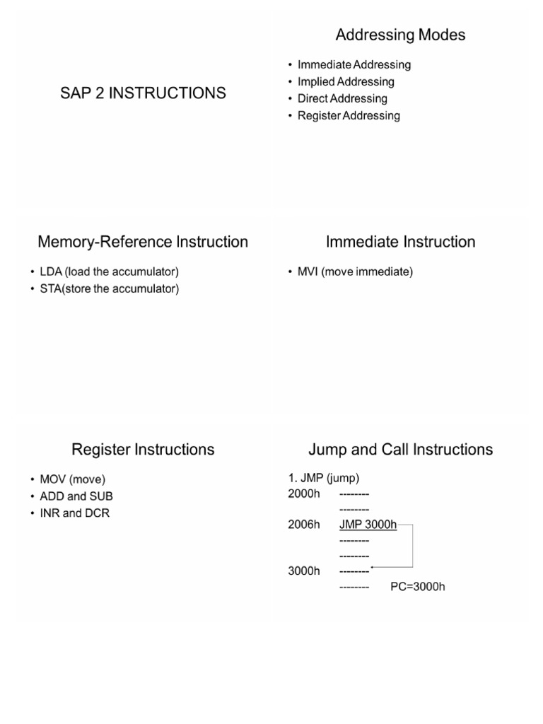 Sap 2 Instruction PDF | PDF