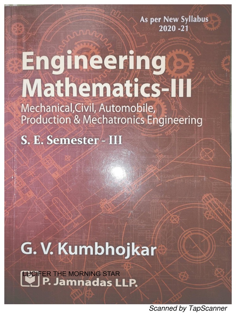 M3 G.V. Khumbhojkar Sem3 PDF | PDF