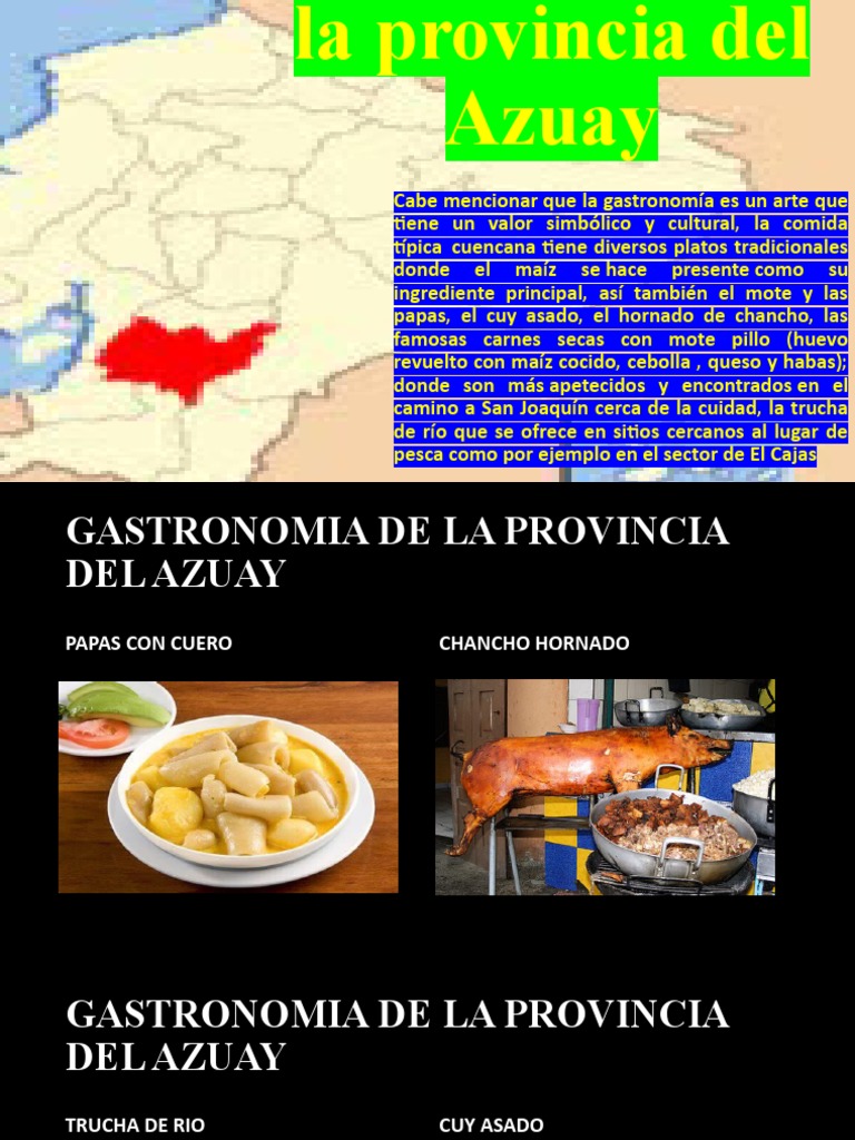 Gastronomía de La Provincia Del Azuay | PDF