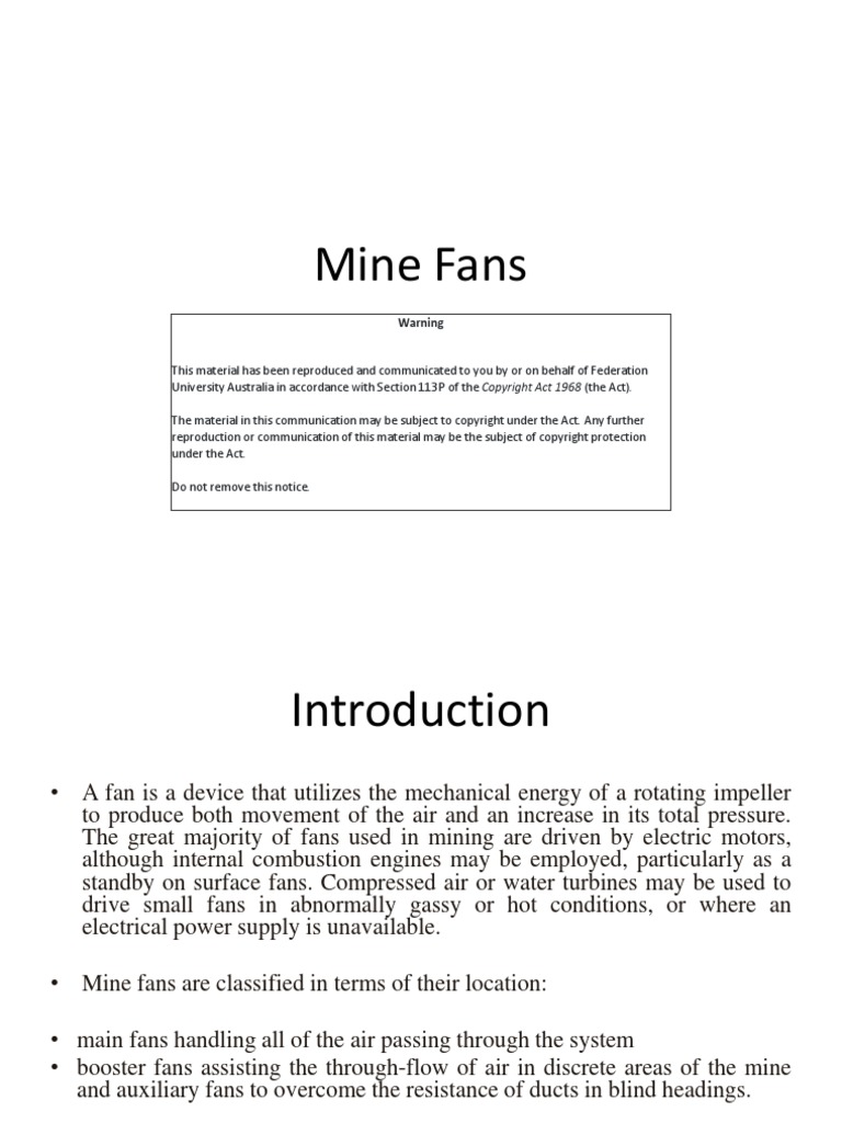 Mine Fans 06102017 | PDF