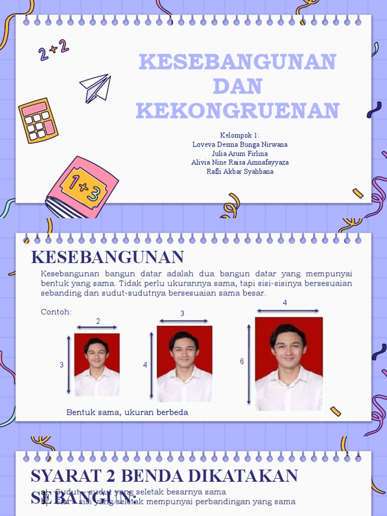 Kekongruenan Dan Kesebangunan - PPTX MTK | PDF