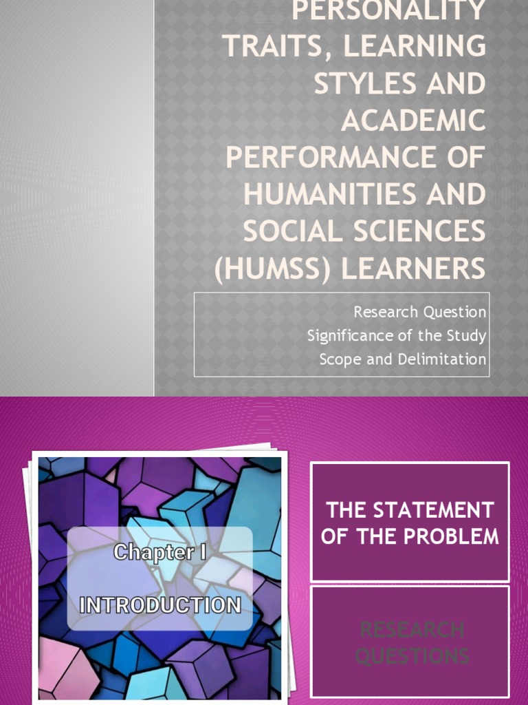 Personalities and Learning Styles of Humanities and Social | PDF
