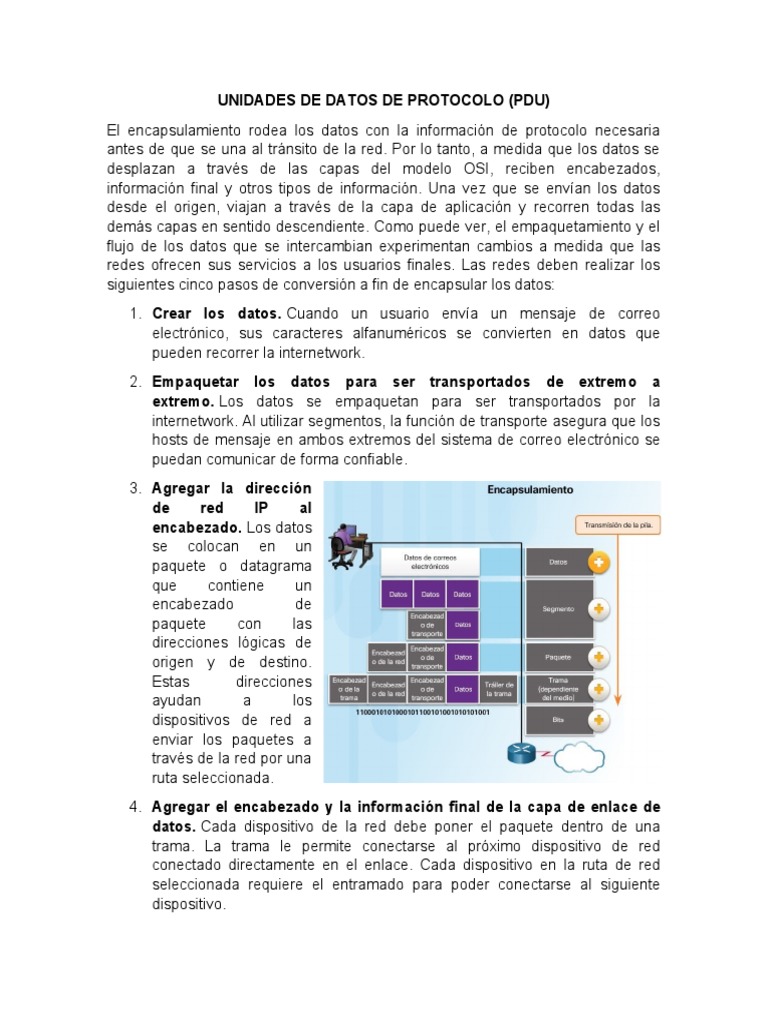 Unidades de Datos de Protocolo | PDF