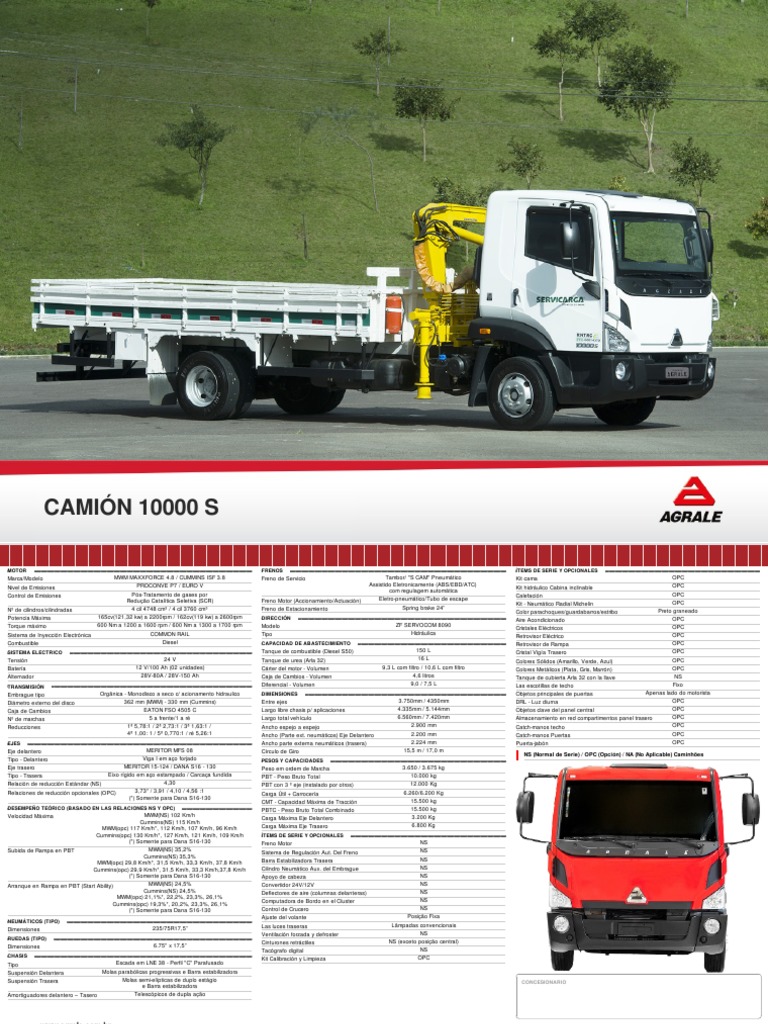 Camiones Livianos Camion Agrale 10000 S 1 PDF | PDF