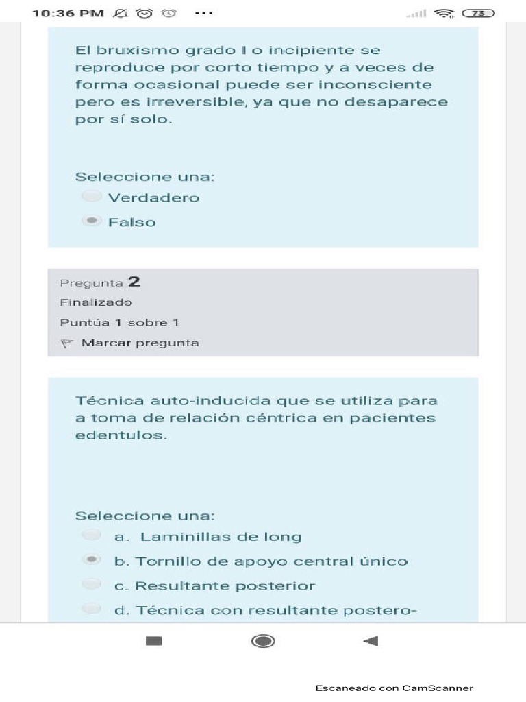 Ex FINAL TEO Oclusión | PDF