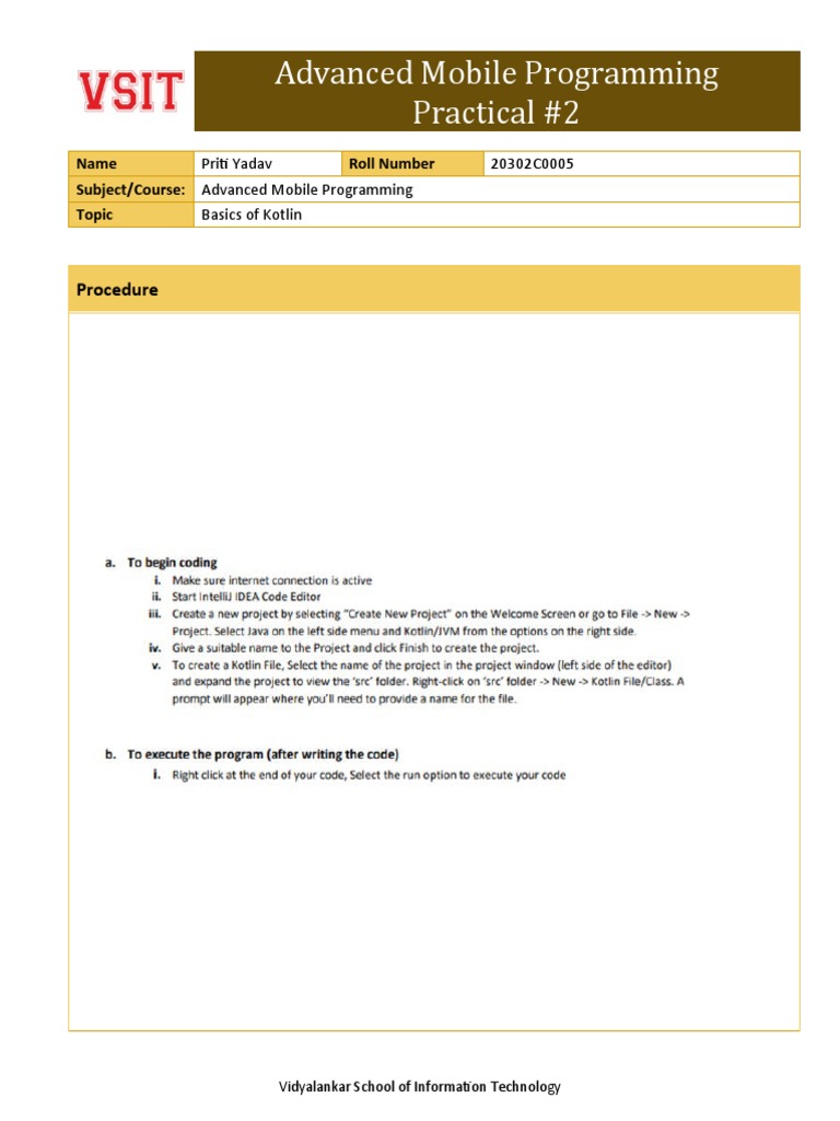AMP Worksheet - Practical - 2 | PDF | Computers