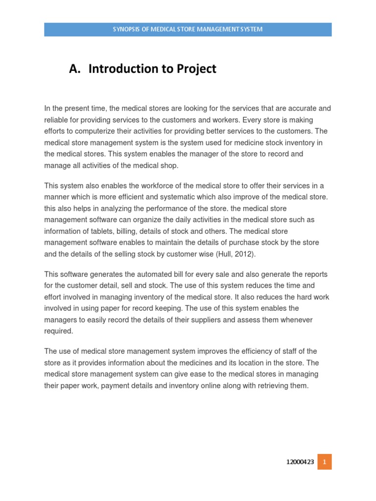 Medical Store Software Overview | PDF | Inventory | Computer Hardware