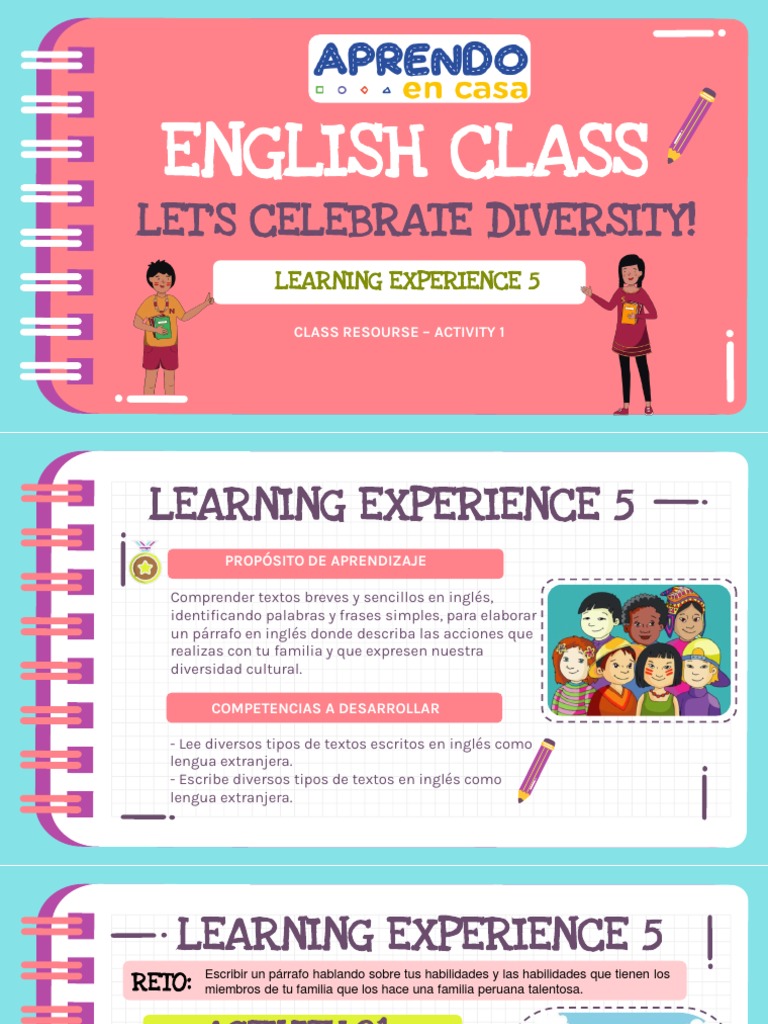 My Talented Peruvian Family 1ro PDF | PDF | Language Arts & Discipline