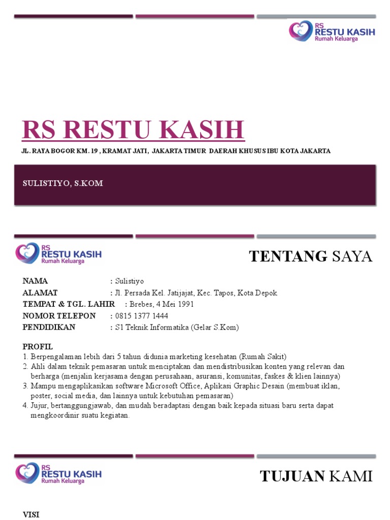 RS Restu Kasih | PDF