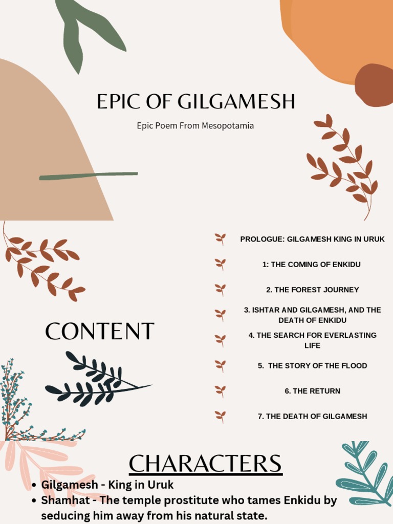 Epic of Gilgamesh PDF | PDF