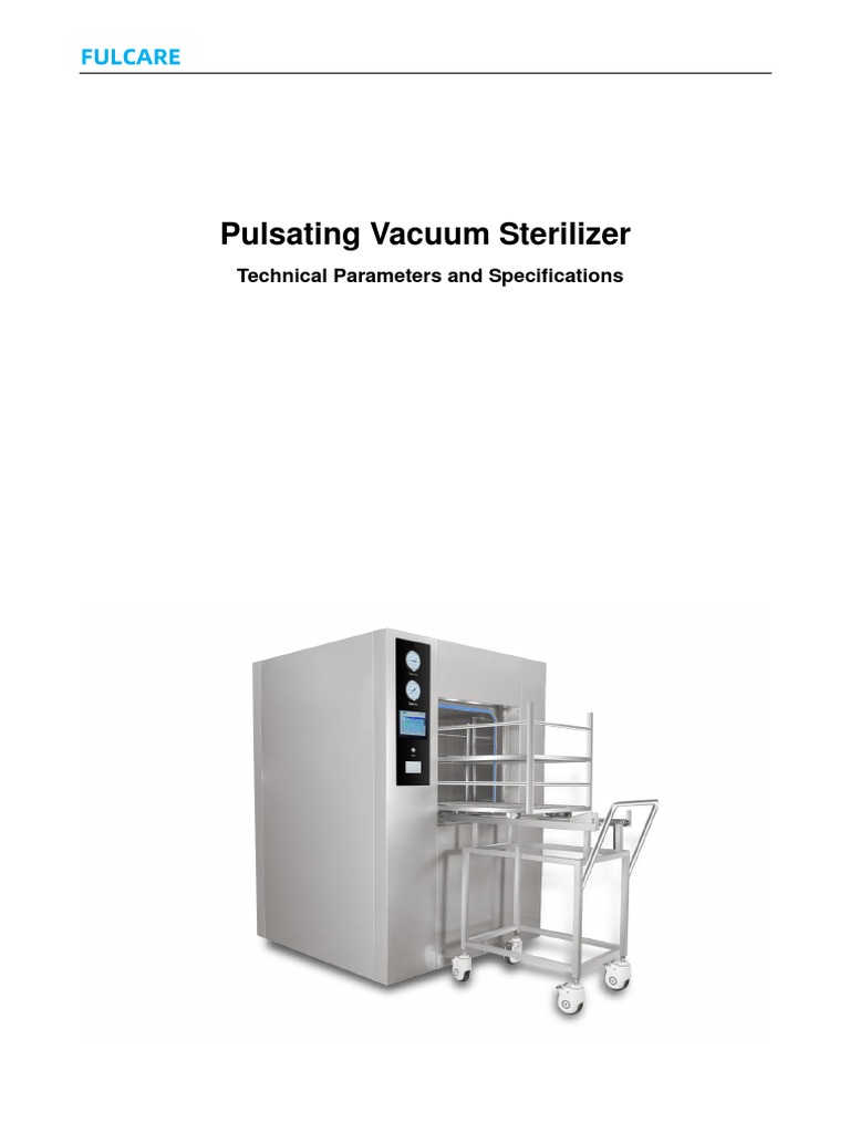 Steam Sterilizer Technical Parameters PDF | PDF