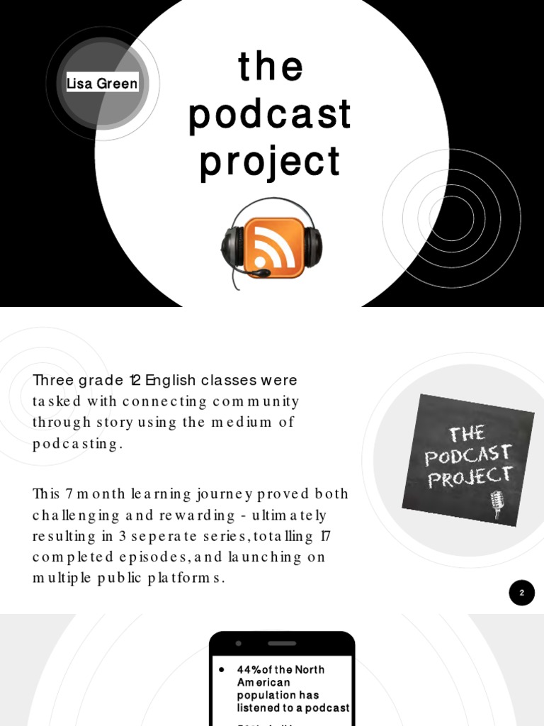Podcast Project: Engaging Students Through Storytelling | PDF | Career ...