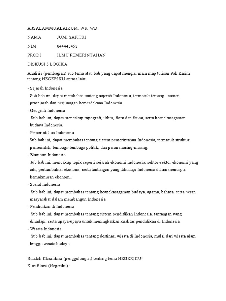 Diskusi 3 Logika | PDF | Agama & Spiritualitas