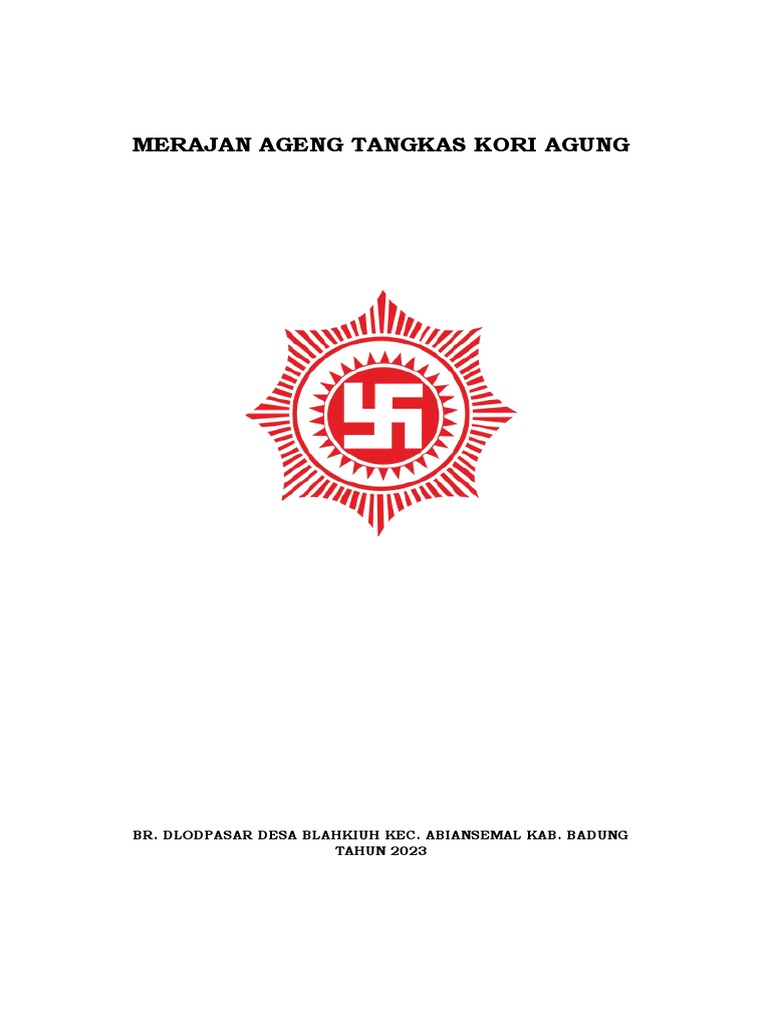 Tangkas Kori Agung | PDF