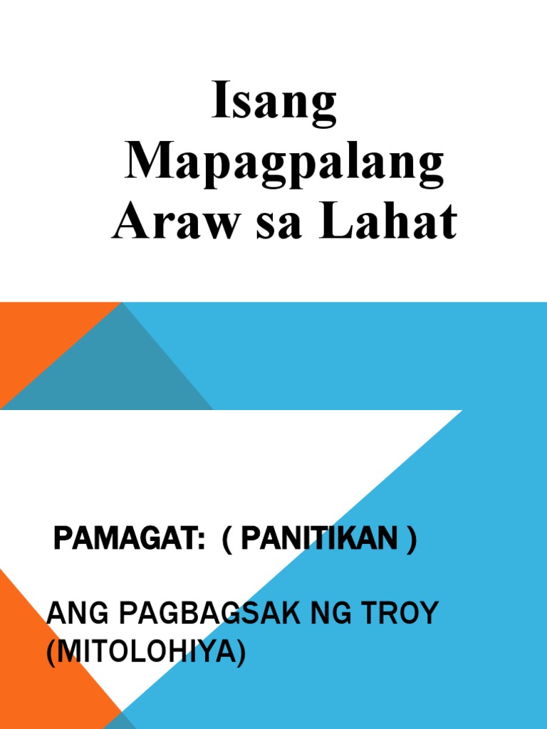 Powerpoint Aralin 1 Mito | PDF