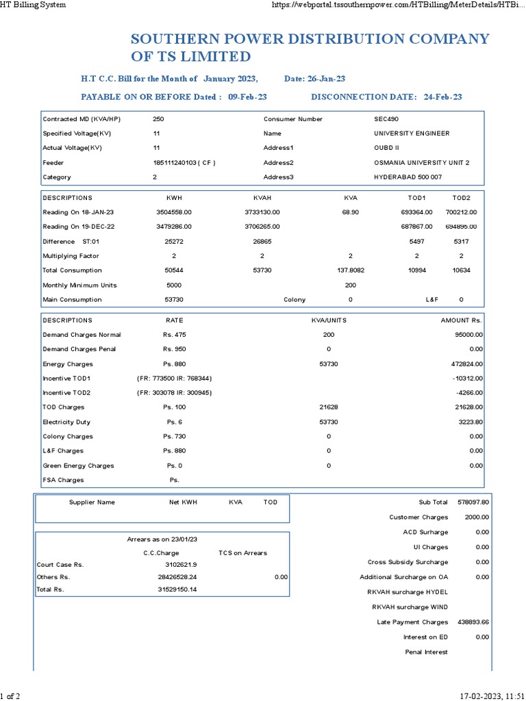 TSSPDCL Sec-490 PDF | PDF