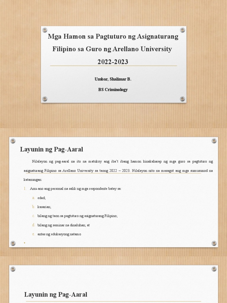 Pamanahong-Papel-PPT 2 | PDF