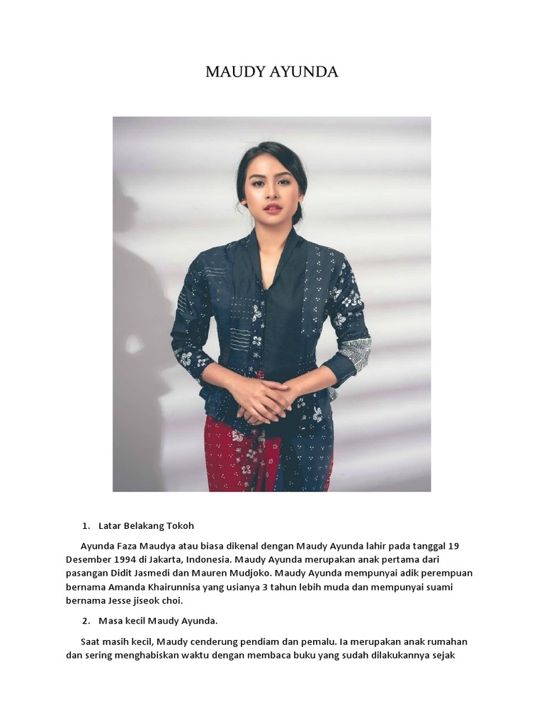 Biografi Maudy Ayunda | PDF