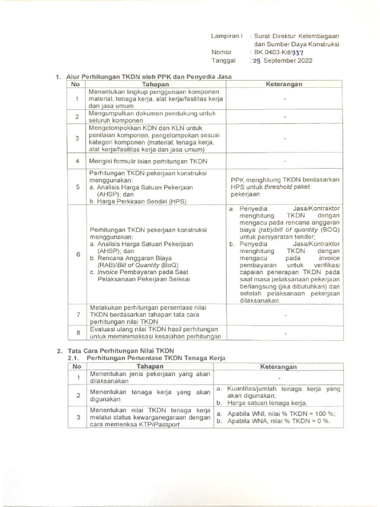 Alur Perhitungan TKDN - Opt PDF | PDF