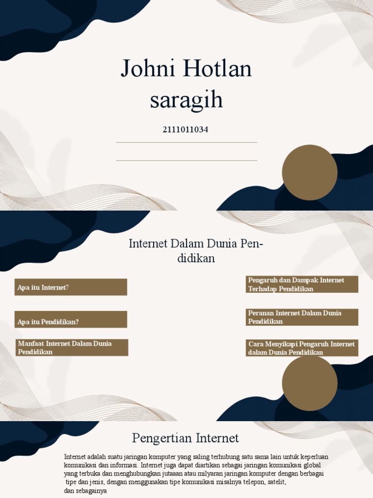 Manfaat dan Dampak Internet dalam Pendidikan | PDF | Ilmu Sosial ...