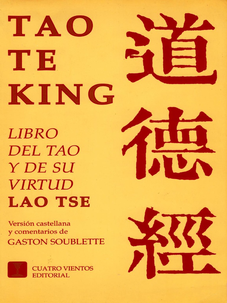 Tao Te King - Libro Del Tao y de Su Virtud | PDF
