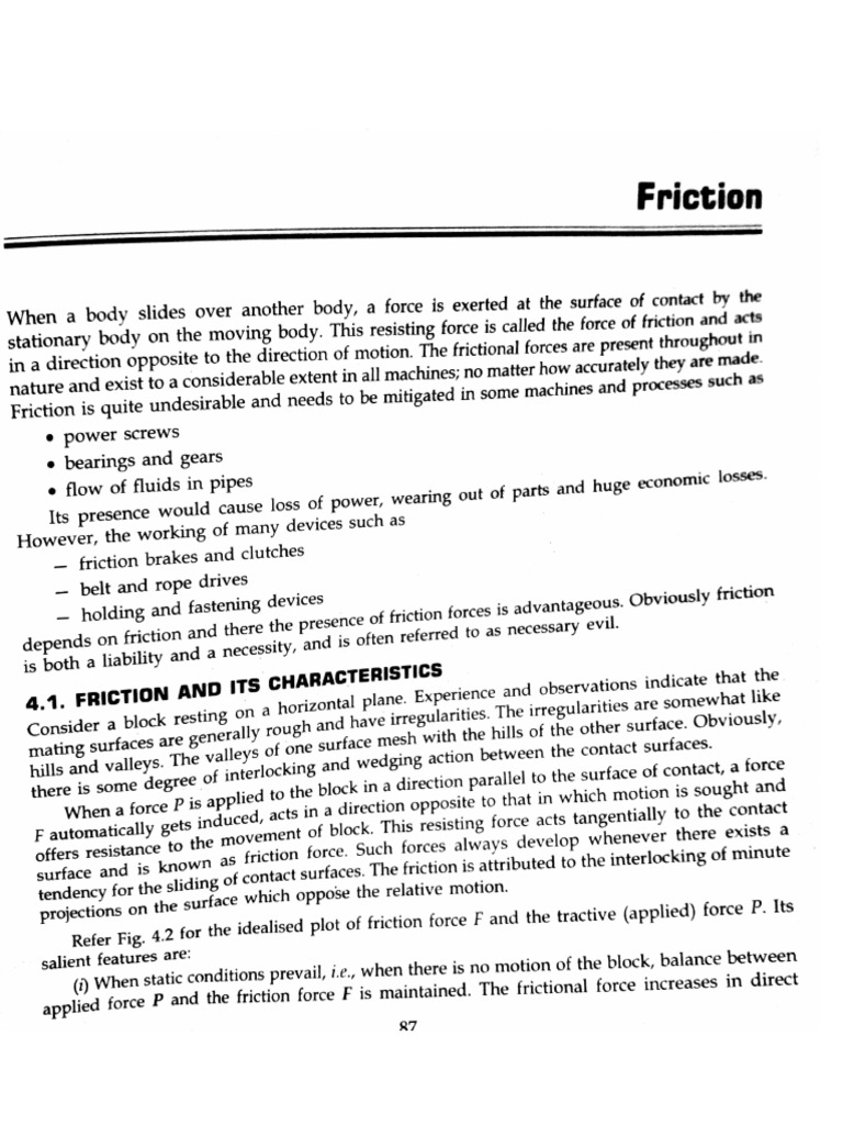 Unit 3 Friction PDF | PDF