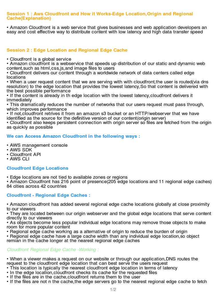 Cloudfront PDF | PDF