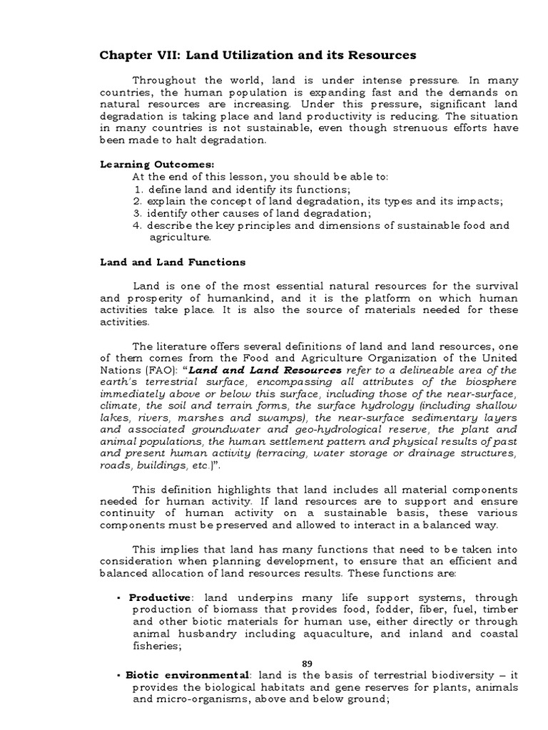 Land Utilization and Degradation Insights | PDF