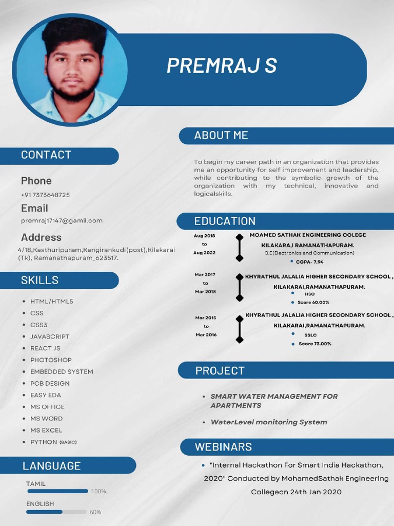 Premraj+cv+2023 Compressed PDF | PDF