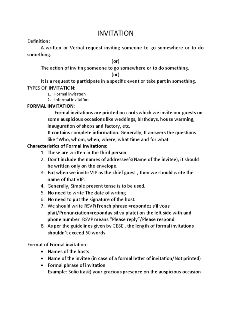 CBSE INVITATION | PDF