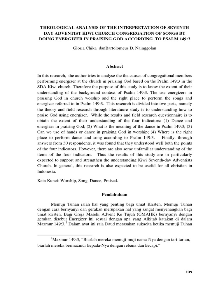 Memuji Tuhan Yang Benar | PDF