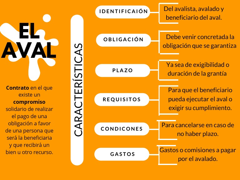 Identificación de partes, obligación garantizada, plazo y condiciones ...