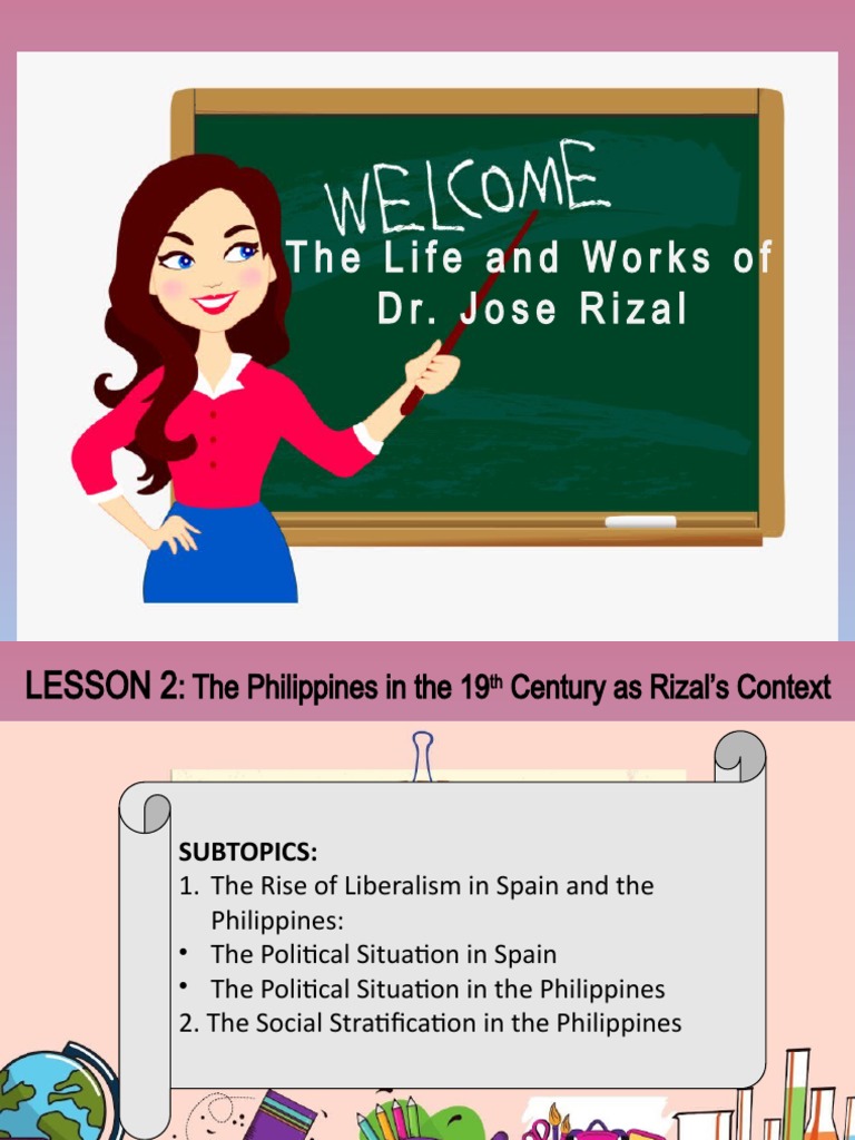 Rizal 2ND Lesson | PDF | Spain | Philippines