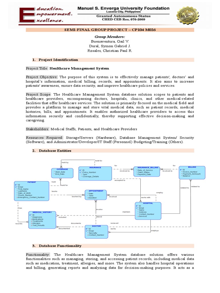Group Project CP104 Project Identification 1 | PDF