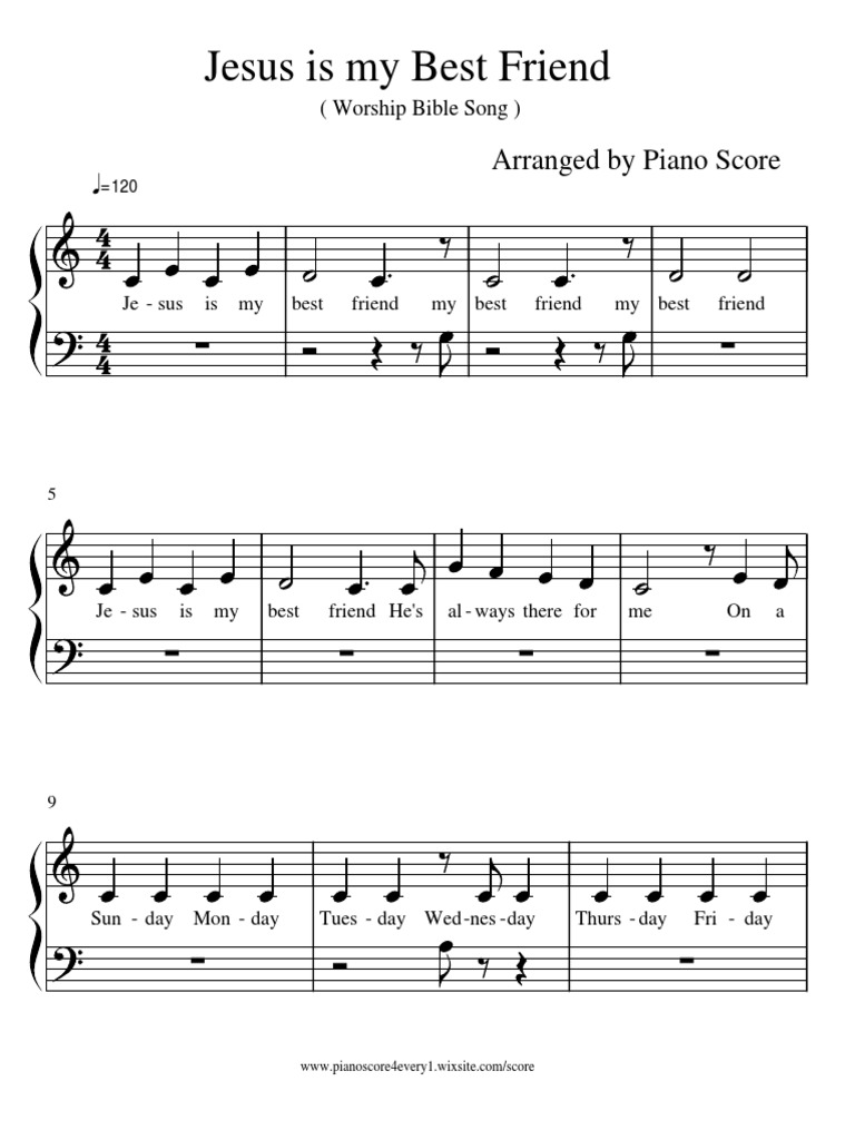 Jesus Is My Best Friend PDF | PDF