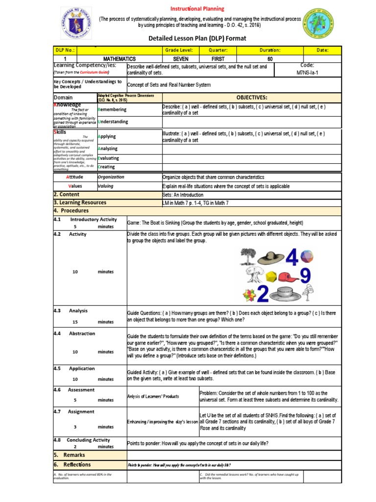 Learning Competency/ies: Code:: Objectives: Nowledge | PDF | Learning | Mathematics