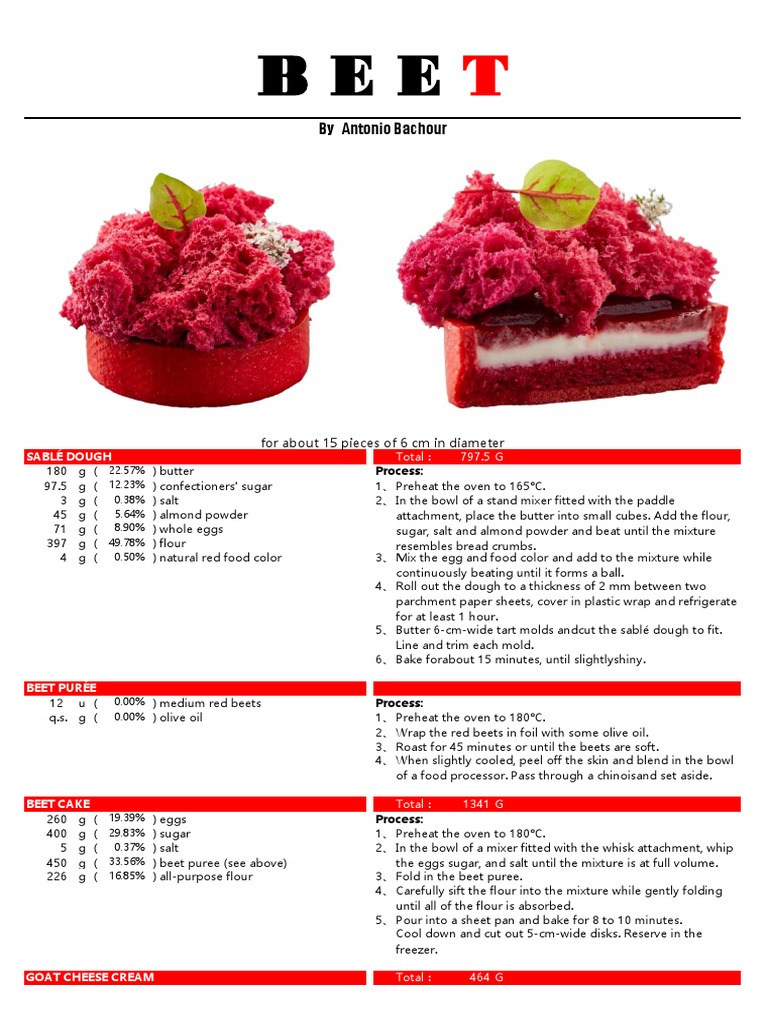 Beet PDF | PDF | Cakes | Breads
