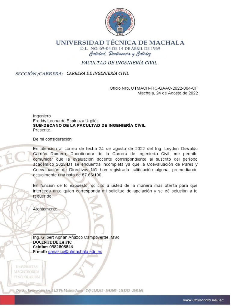 Formato Oficio | PDF