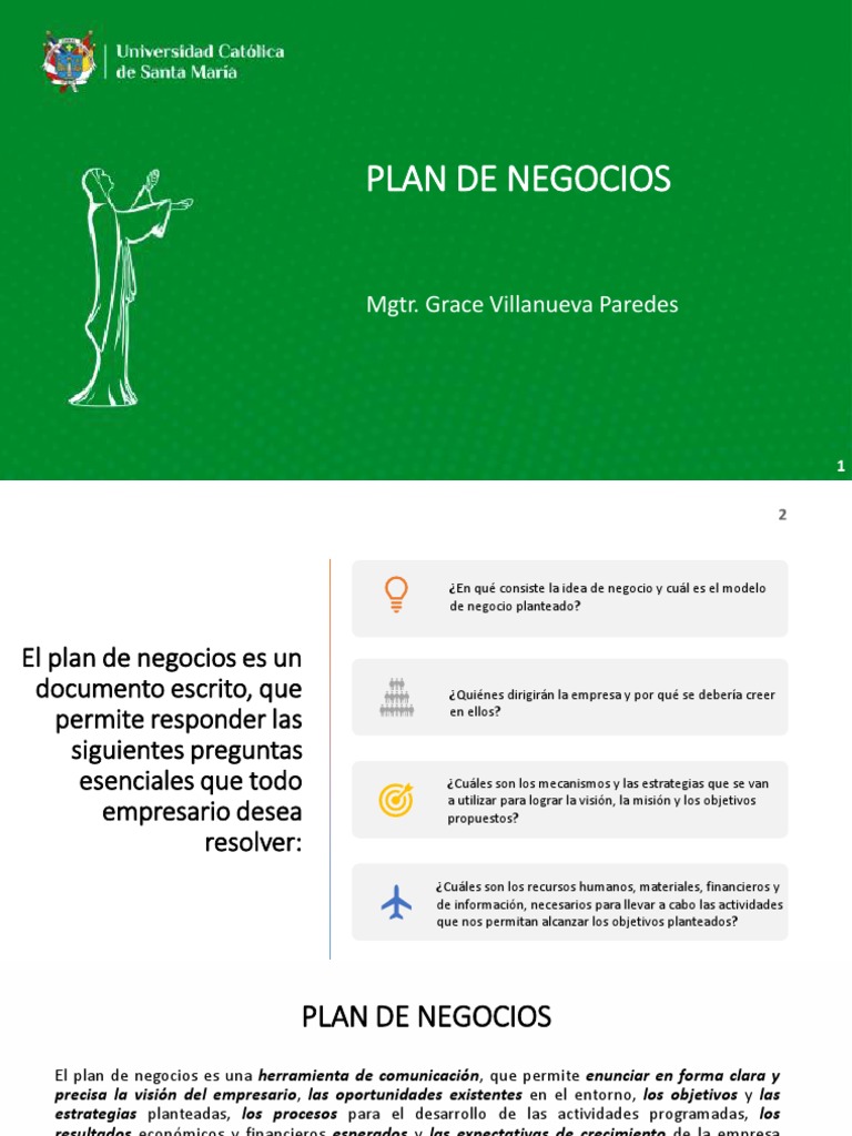 5.plan de Negocios PDF | PDF | Planificación estratégica | Iniciativa ...